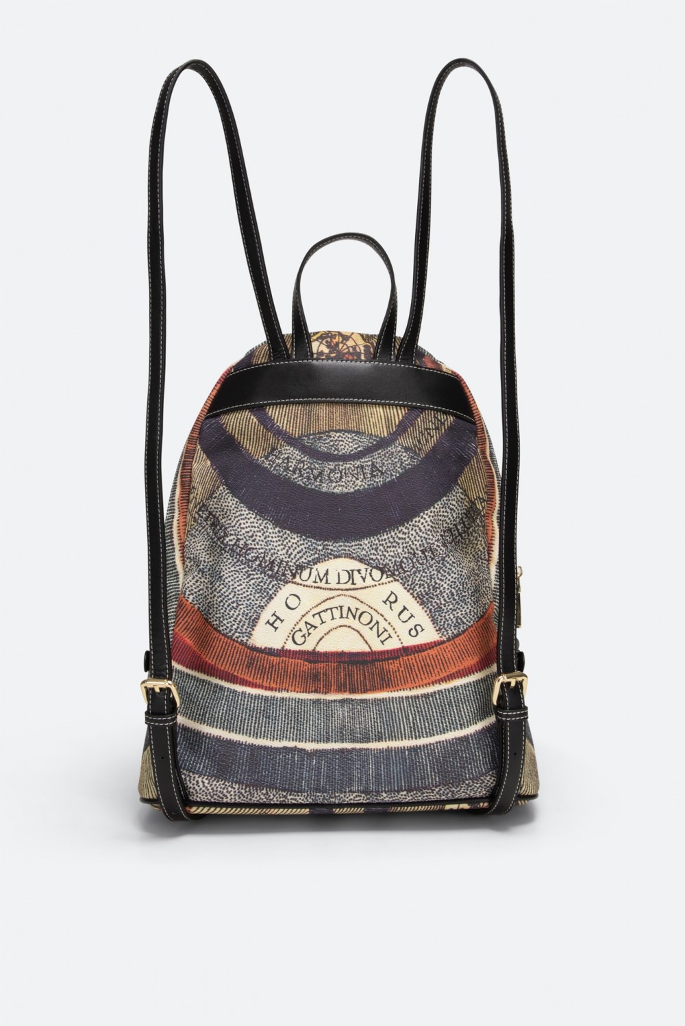 Gattinoni Planetario L Backpack Planetario/PVC/Leather Classic/Black ...