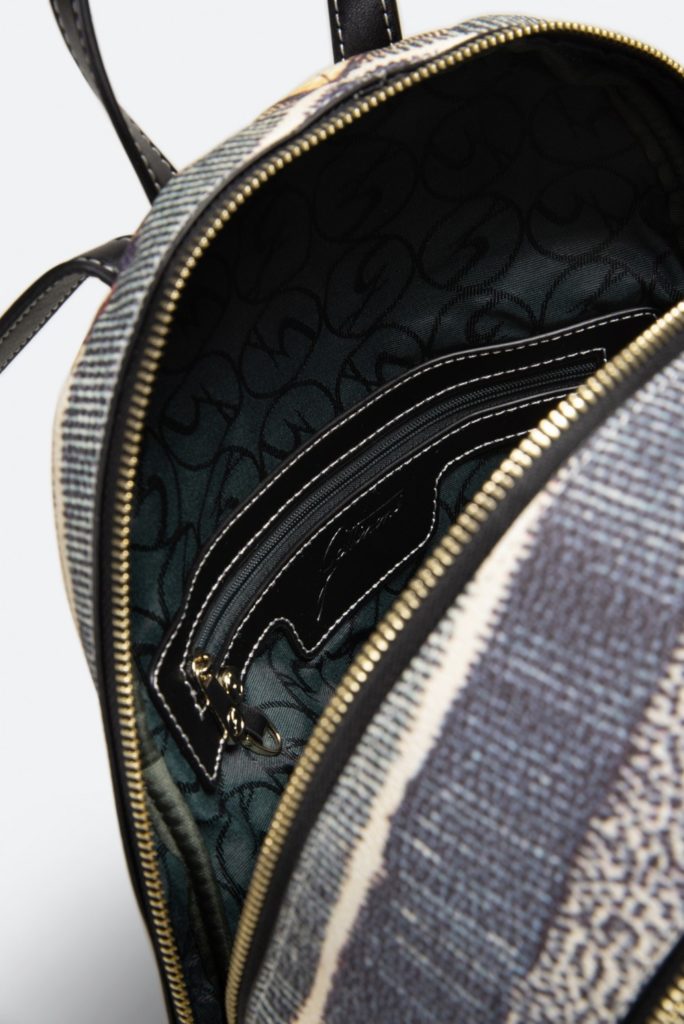 Gattinoni Planetario L Backpack Planetario/PVC/Leather Classic/Black ...